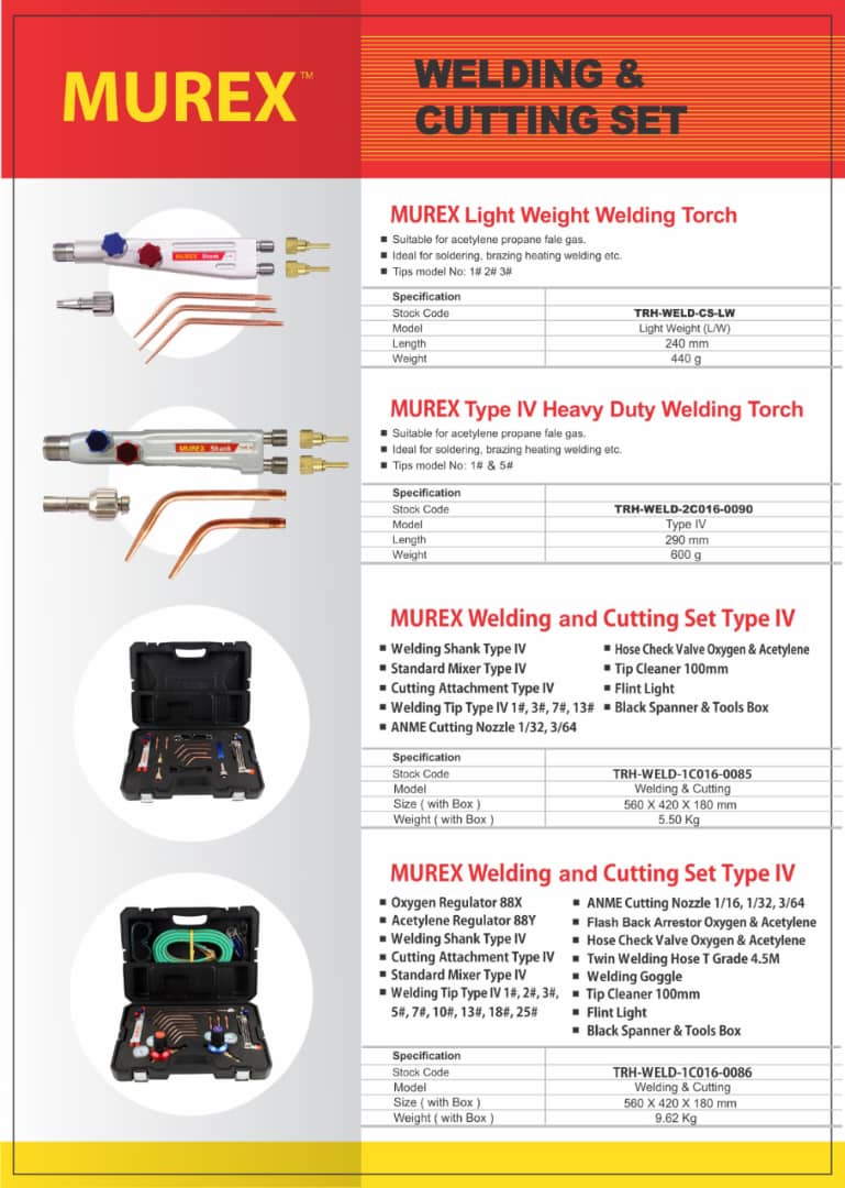 MUREX WELDING & CUTTING SET
